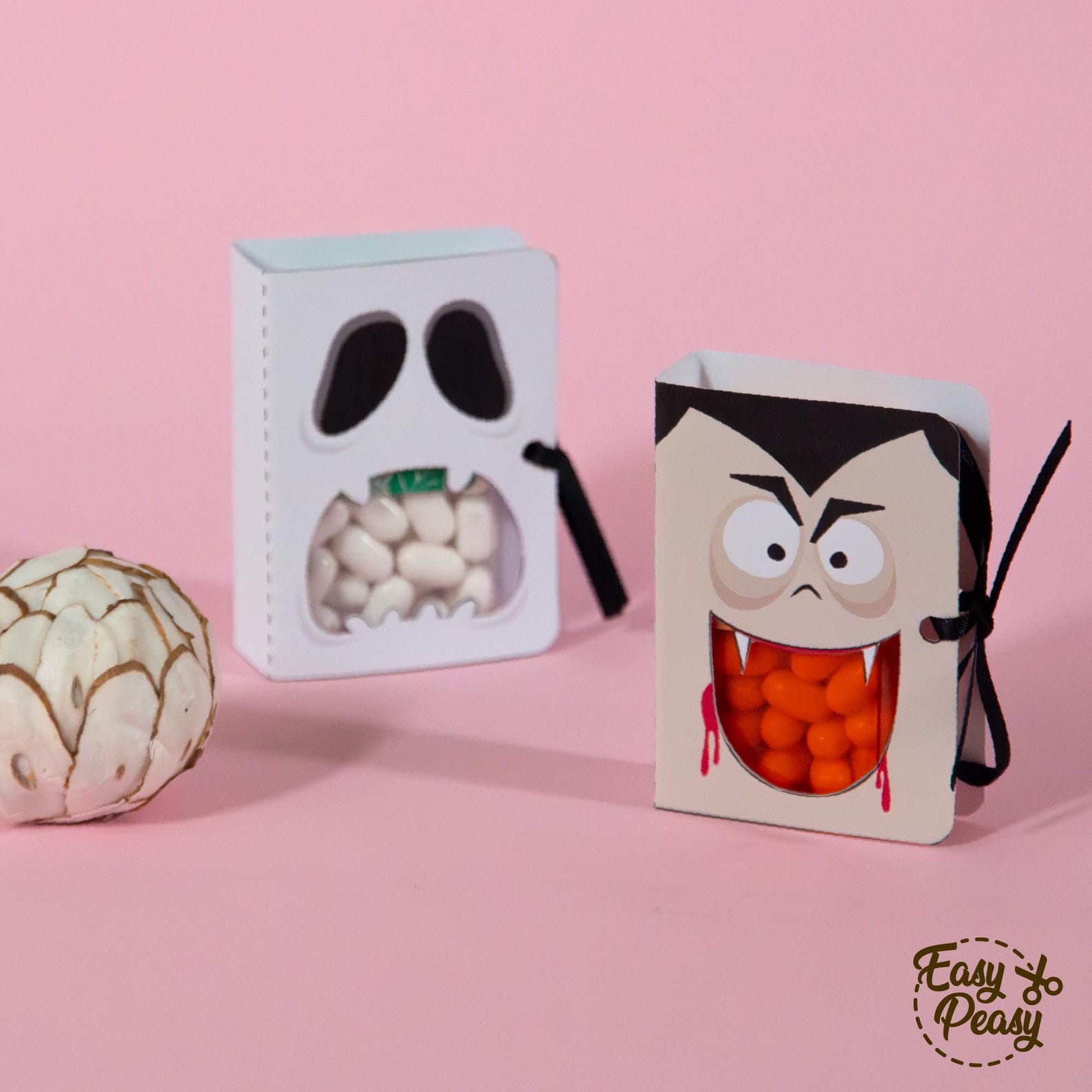 DIY Halloween Printable Scary Monster Tic Tac Holder - Snack Box Gift ...