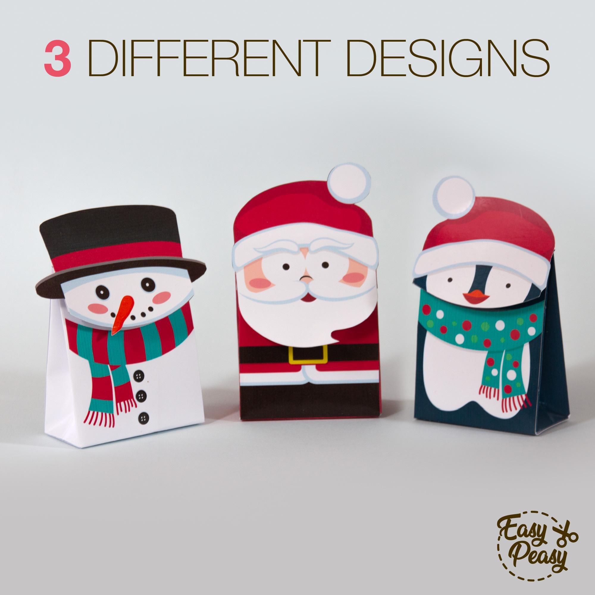 DIY Christmas Printable Gift Box – Gift Basket Snack Box – Gifts for ...