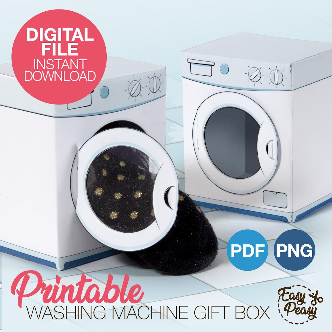 DIY Funny Washing Machine Gift Box – Unique Christmas Gift Ideas ...