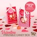 DIY Printable Valentine's Day Candy Gift Bag Chocolate Gift Box for ...