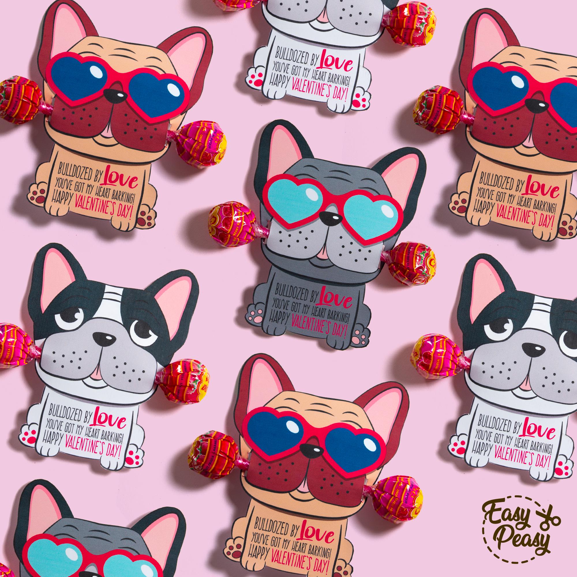 DIY Valentine Sucker Holder Printable Valentines Day Cards for Kids ...