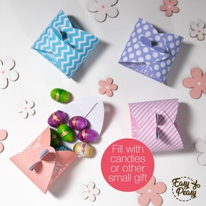 Diy Easter Printable Boxes for Chocolate Gift Box Fo Easter Egg Hunt ...