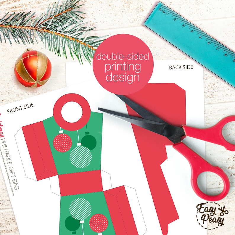 DIY Christmas Candy Gift Bags for Christmas Candy Gift Basket Printable ...
