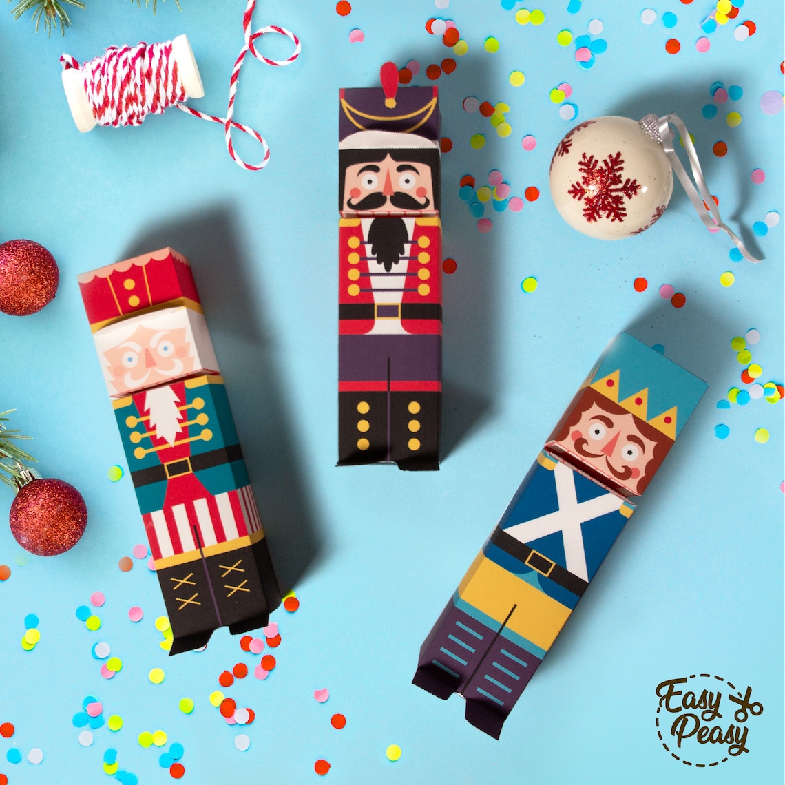 DIY Printable Nutcracker Gift Boxes - Original Christmas Wrapping ...