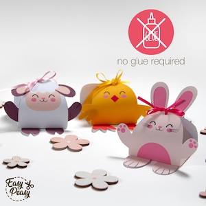 DIY Printable Easter Candy Boxes for Easter Baskets for Kids Chocolate ...