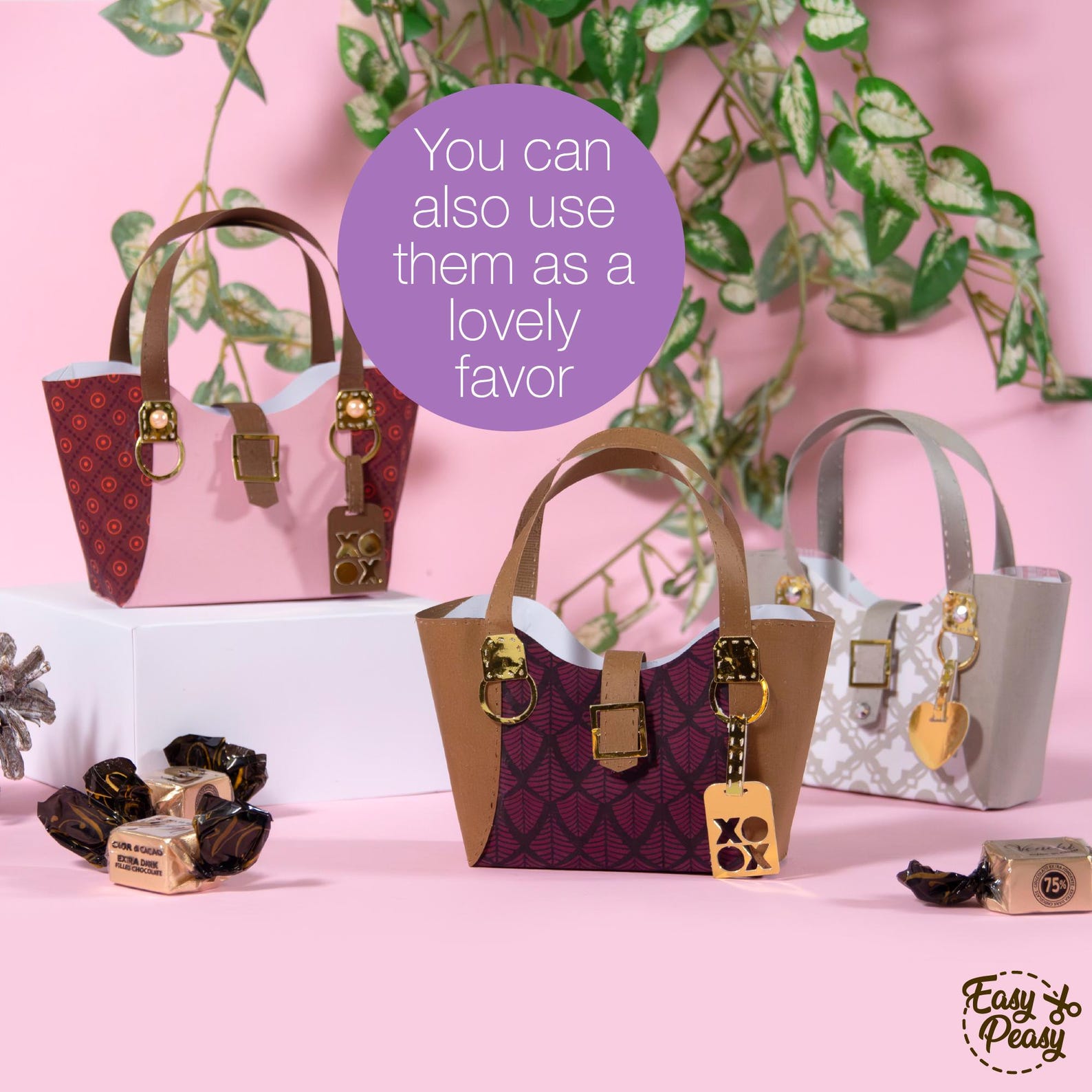 DIY Paper Purse SVG Cutting File for Cricut Valentine Gift Box for Her ...