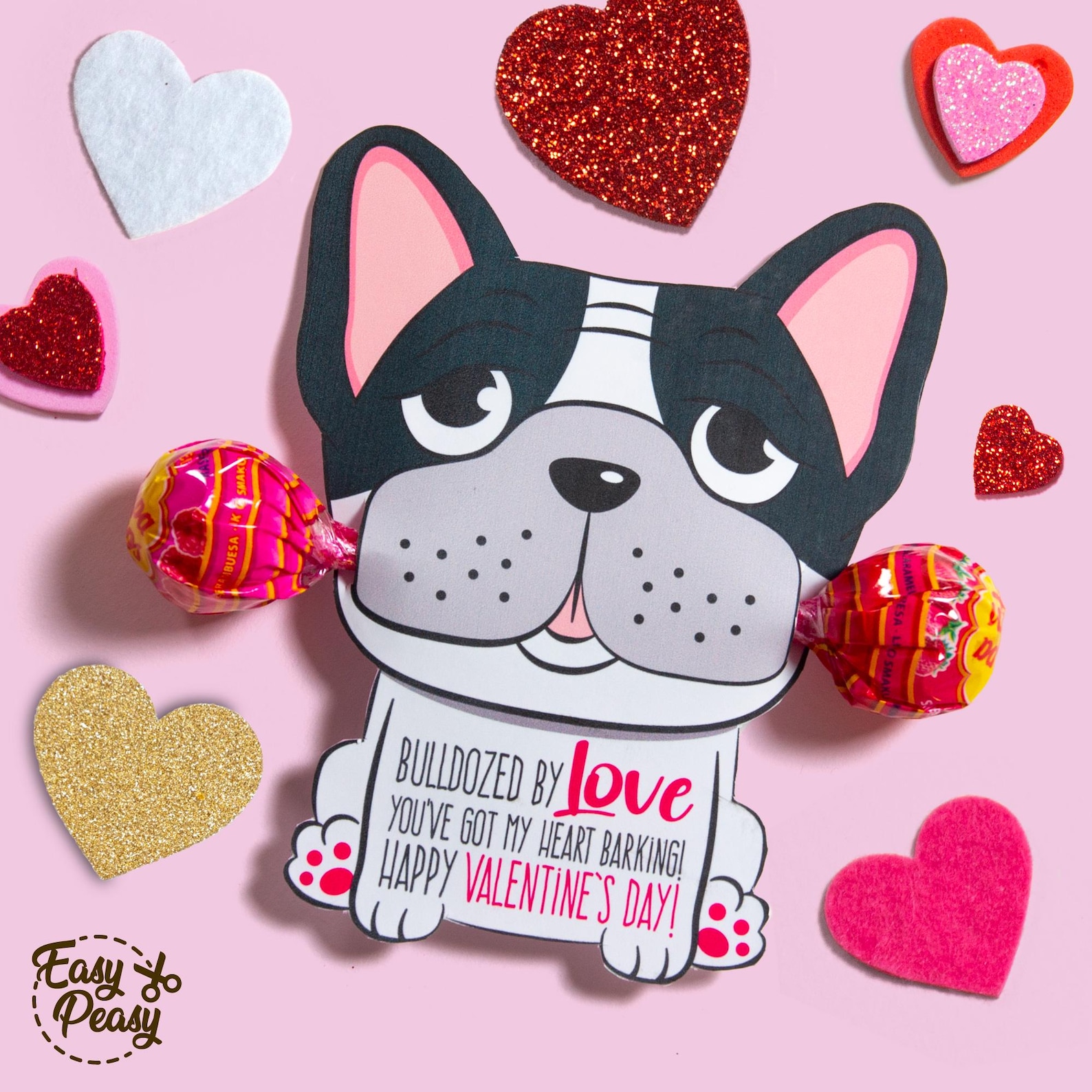 DIY Valentine Sucker Holder Printable Valentines Day Cards for Kids ...