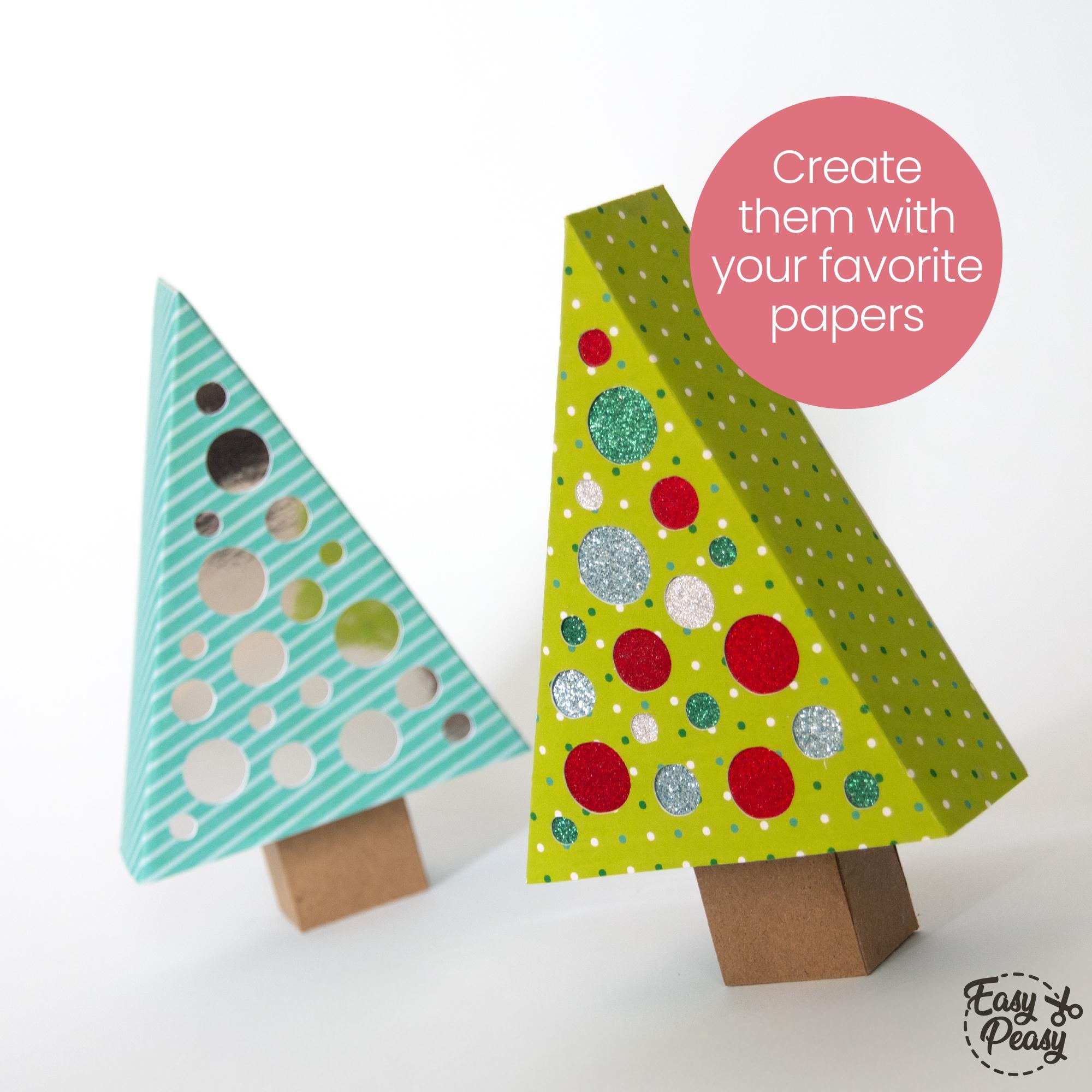 DIY Christmas Tree Gift Box SVG File | Holiday Treat Cricut Paper Box ...