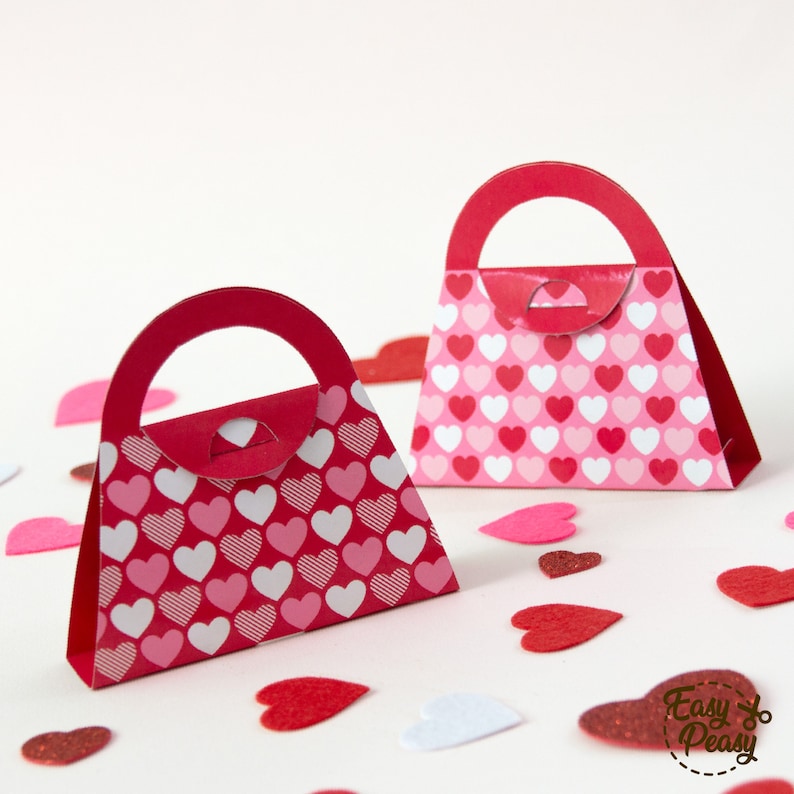 DIY Valentine's Day Printable Lip Balm Purse Gift Bag Mother's Day ...