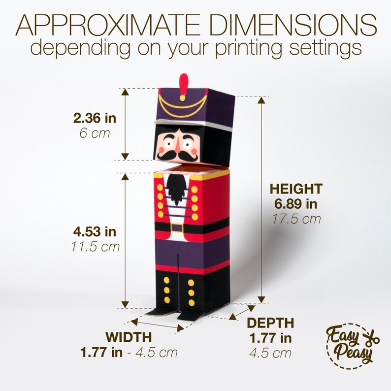 DIY Printable Nutcracker Gift Boxes - Original Christmas Wrapping ...
