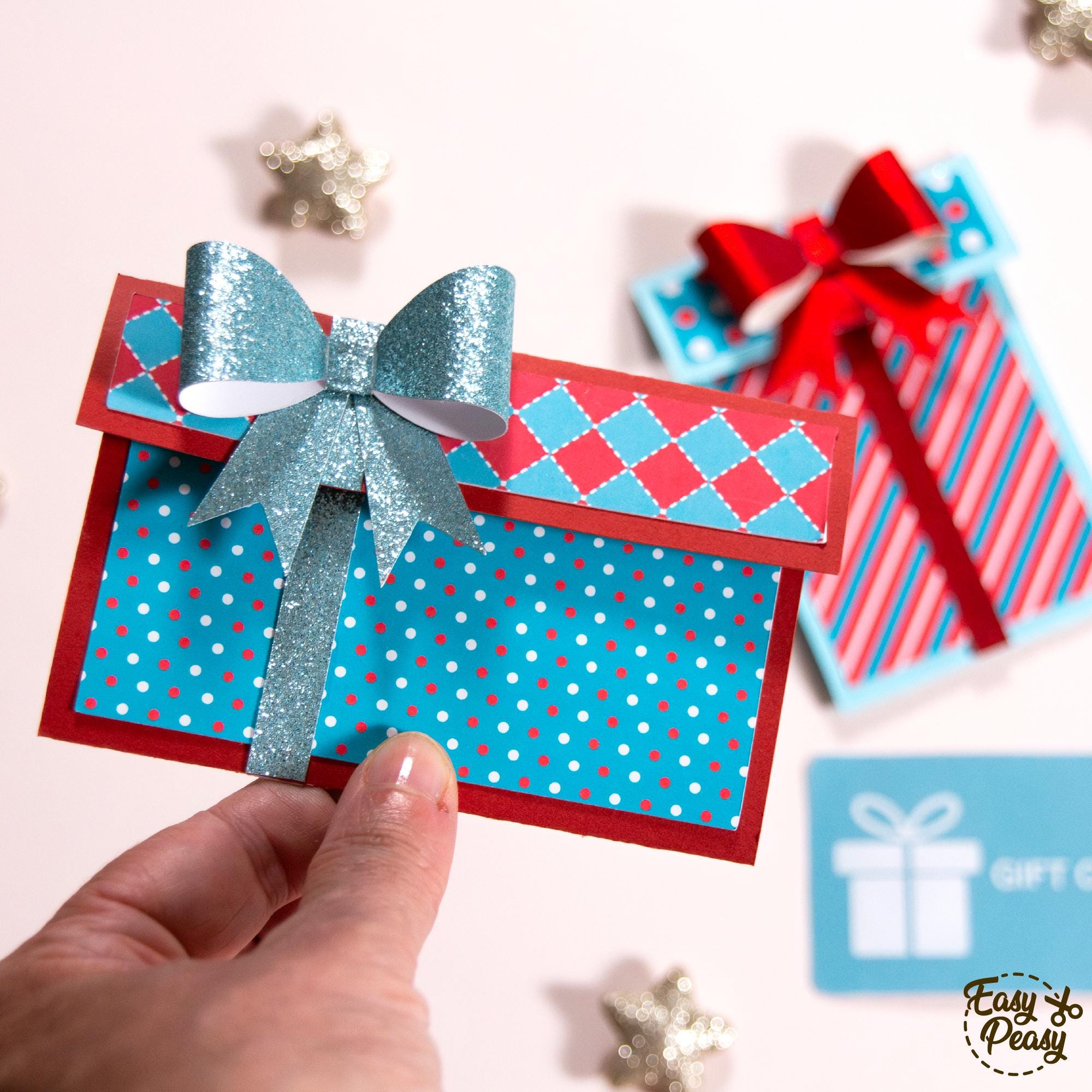 DIY Gift Card Holder SVG Cricut File | Christmas Paper Card SVG ...