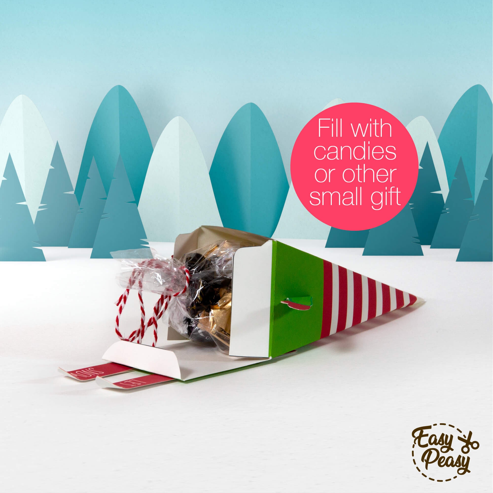 DIY Gnome Printable Christmas Boxes - Chocolate Gift Boxes - Candy Gift ...