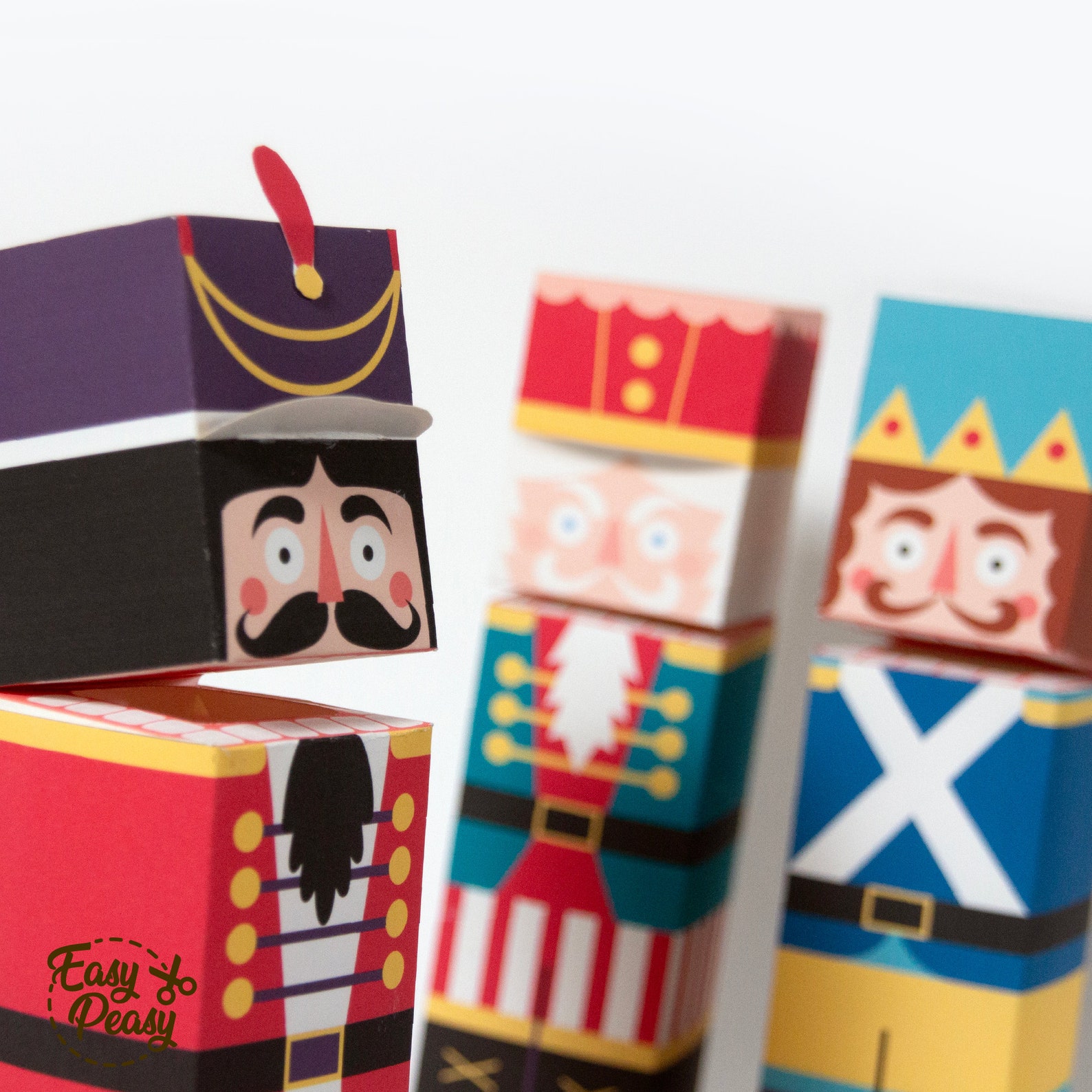 DIY Printable Nutcracker Gift Boxes - Original Christmas Wrapping ...