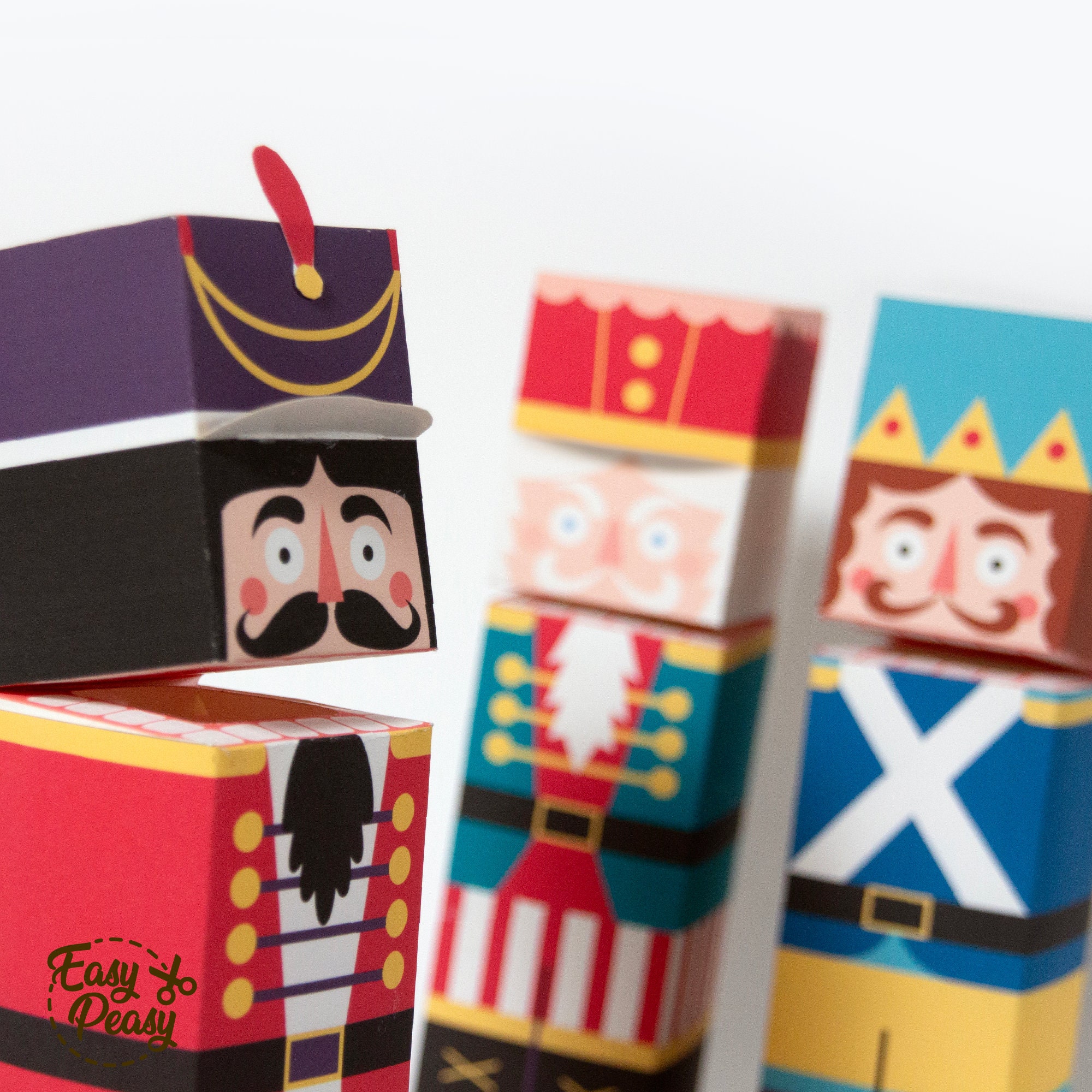 DIY Printable Nutcracker Gift Boxes - Original Christmas Wrapping ...