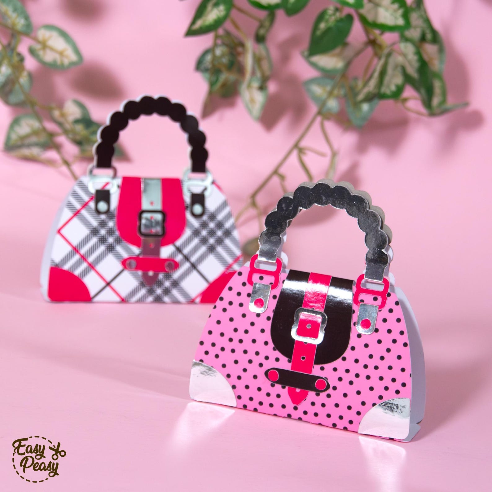 DIY Chapstick Holder Paper Purse Lip Balm Handbag Party Favor Template ...