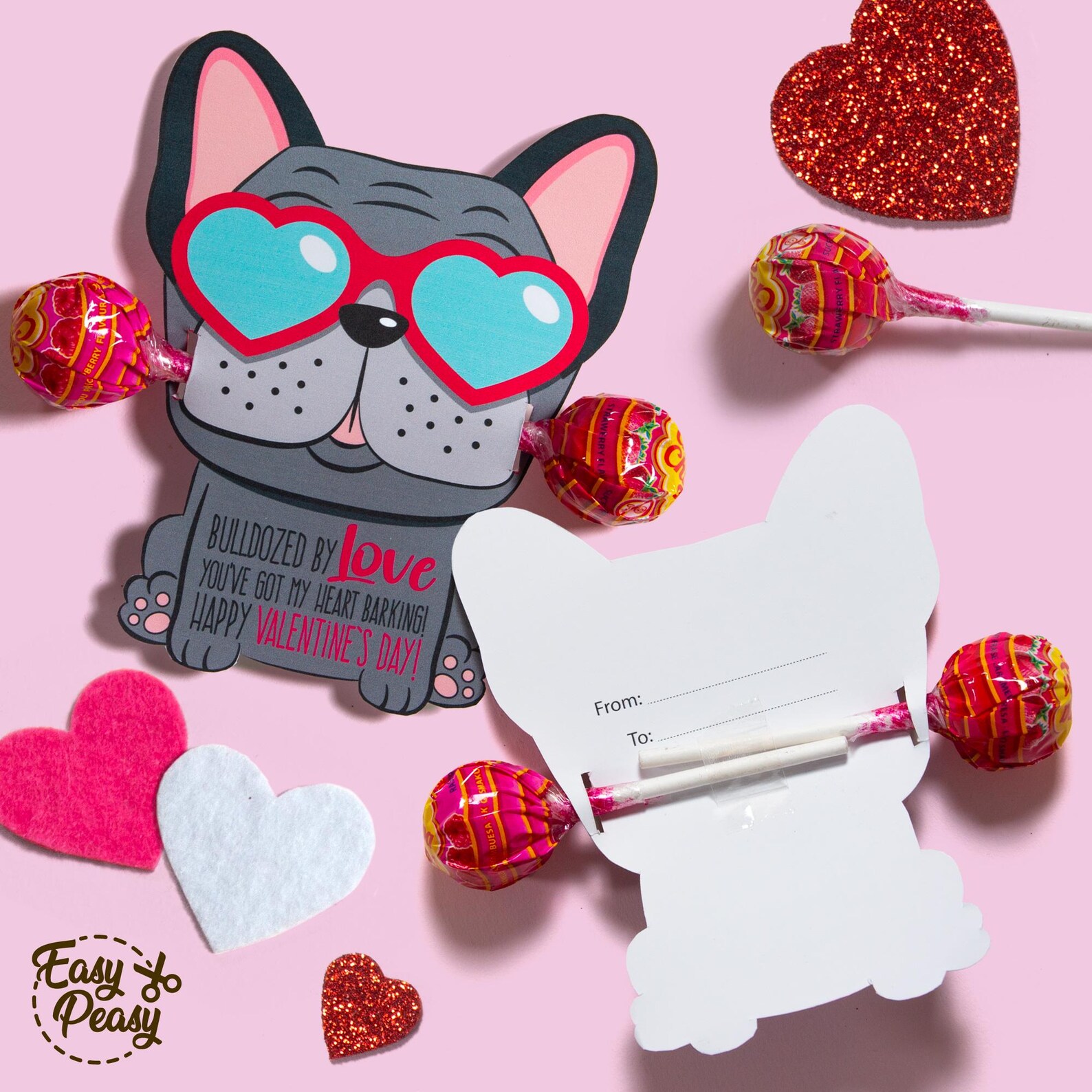 DIY Valentine Sucker Holder Printable Valentines Day Cards for Kids ...