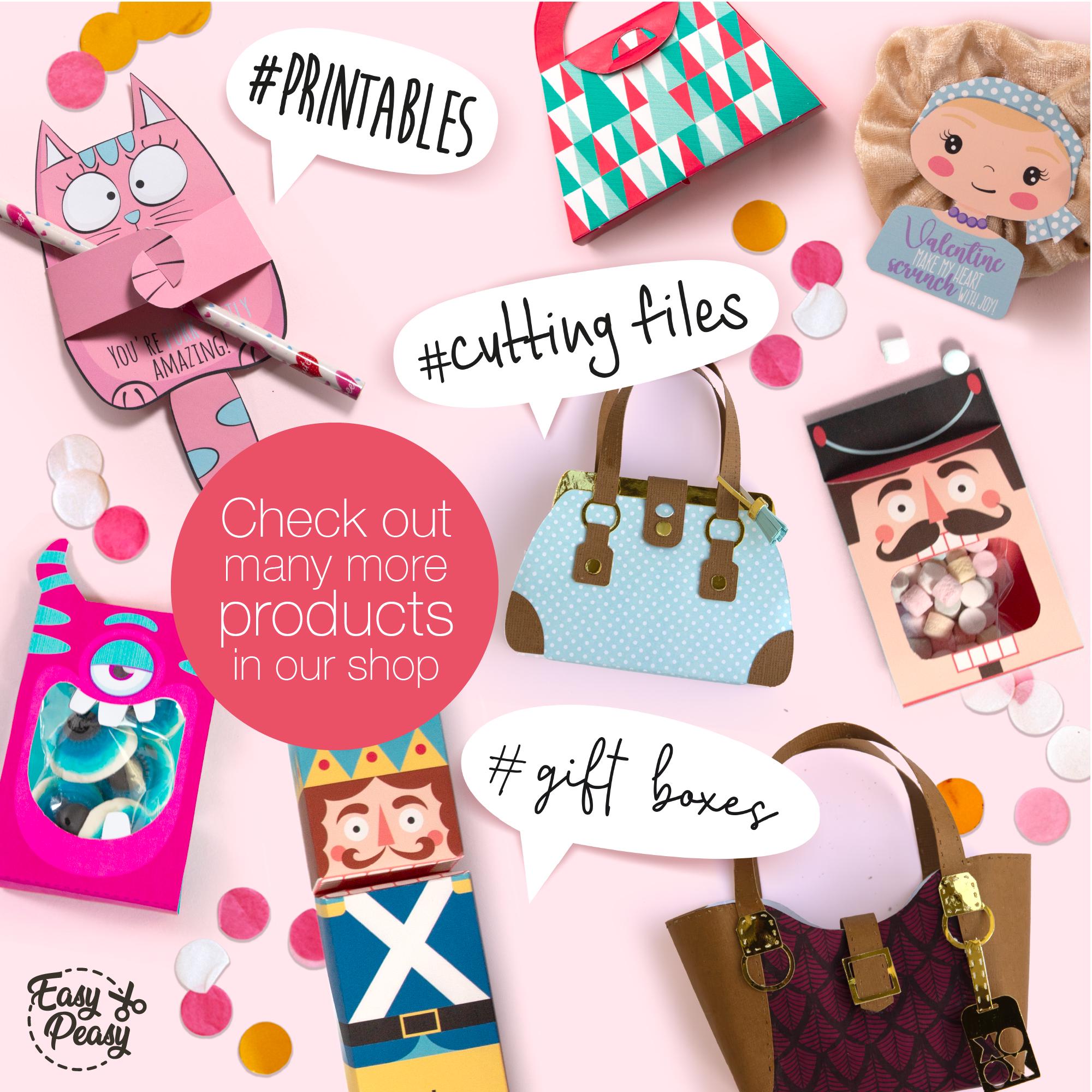 DIY Christmas Pop-up Cards Template | 3D Printable Holiday Card Set ...