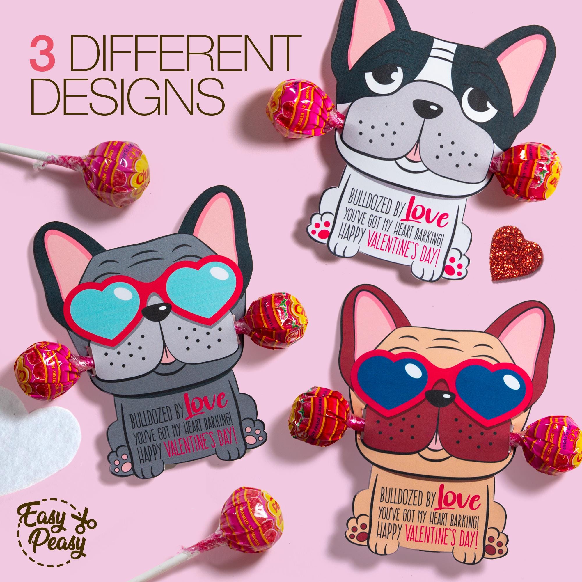 DIY Valentine Sucker Holder Printable Valentines Day Cards for Kids ...