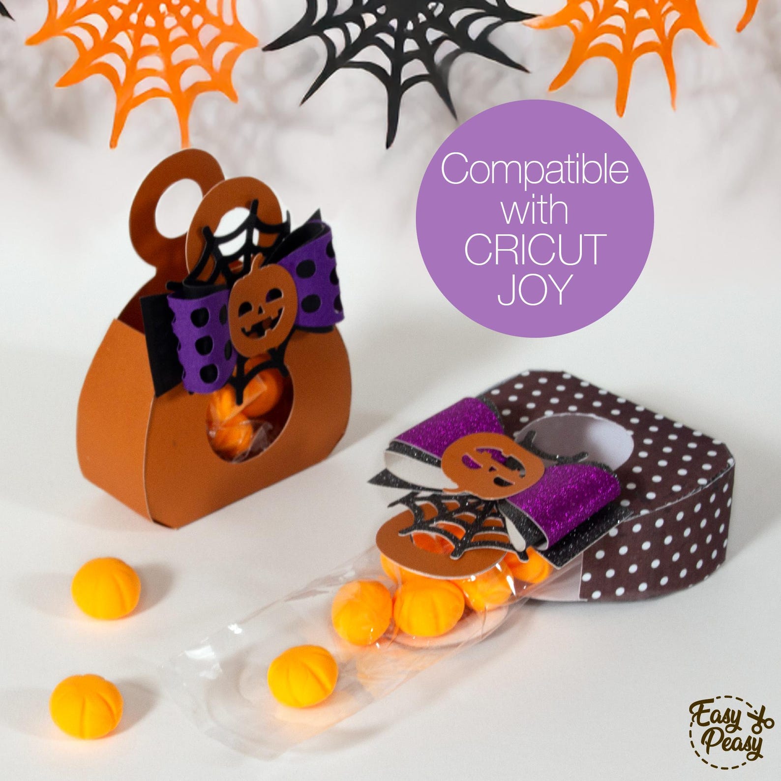 DIY Halloween Treat Box SVG Cricut Paper Candy Box Template SVG for ...