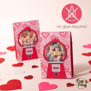 DIY Printable Valentine's Day Gift Bag - Valentine's Gift Box for ...