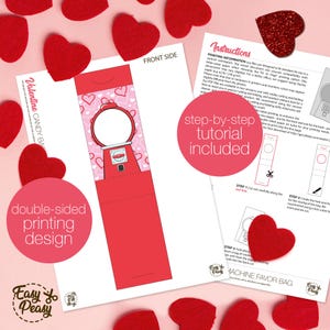 DIY Printable Valentine's Day Gift Bag - Valentine's Gift Box for ...