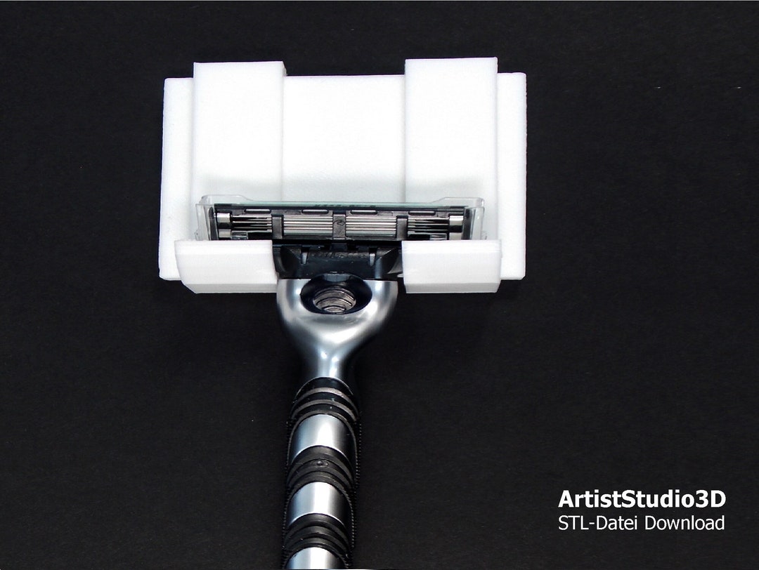 3D Holder for Wet Razors Razors Ladies and Gentlemen STL File for 3D ...