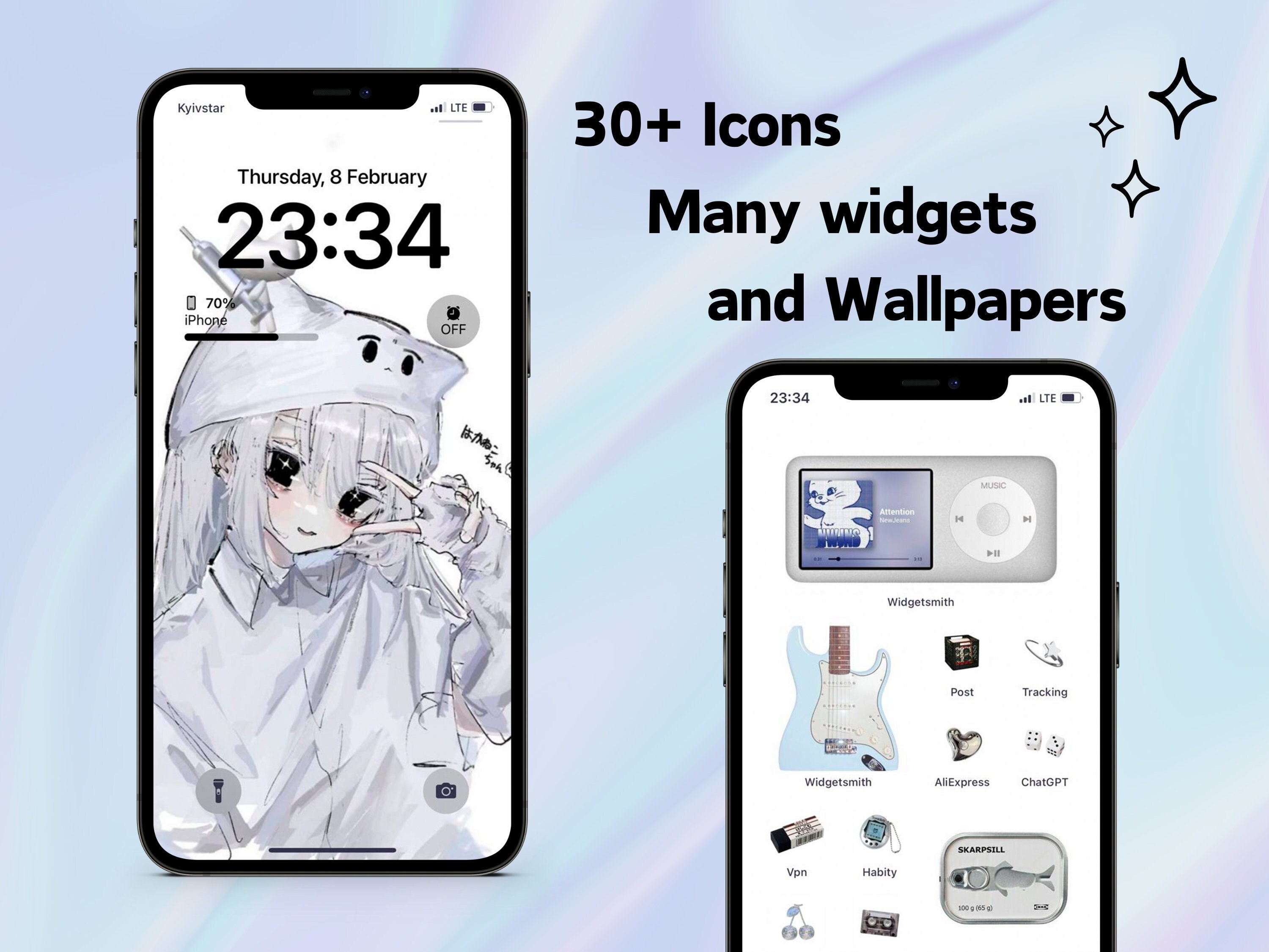 Y2K Vibes: Icon Pack for iPhone 30 Icons, Widgets & Wallpapers ...