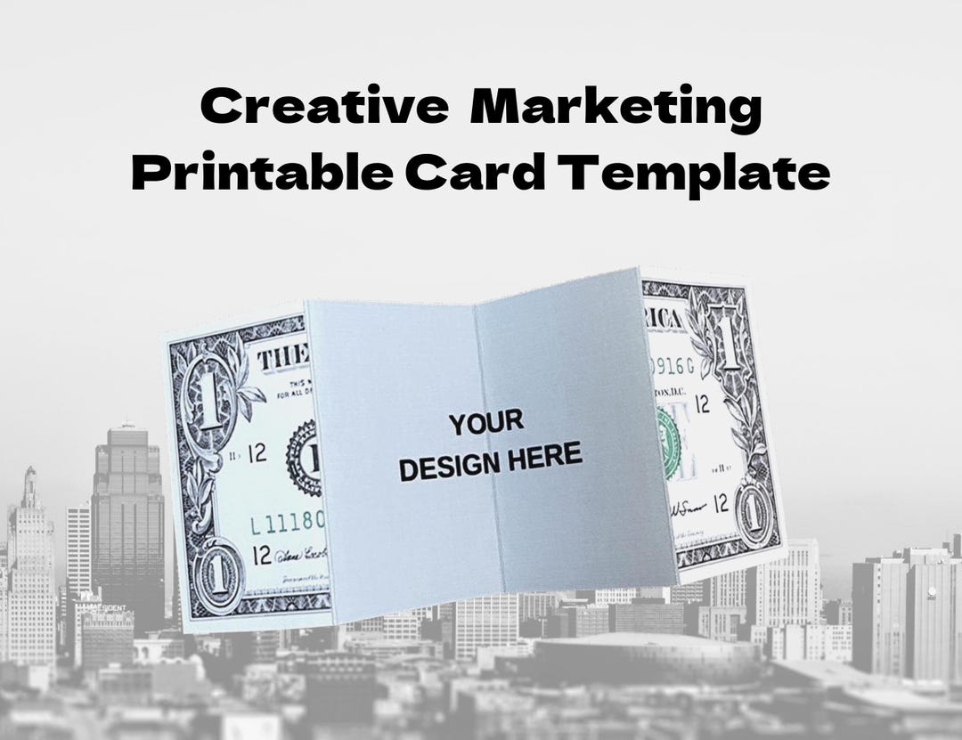 Eye-catching Marketing Card Template: Editable Canva Flyer (digital ...
