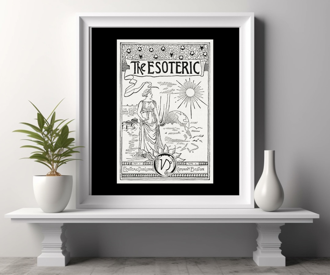 Vintage Esoteric Printable Art, Celestial Wall Art Decor, Vintage ...