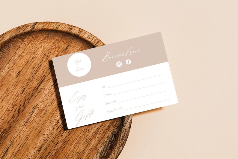 Customizable Business Gift Card - Etsy