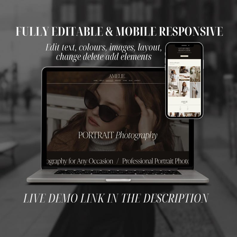 Squarespace Photography Portfolio Designer Business Coach Website ...