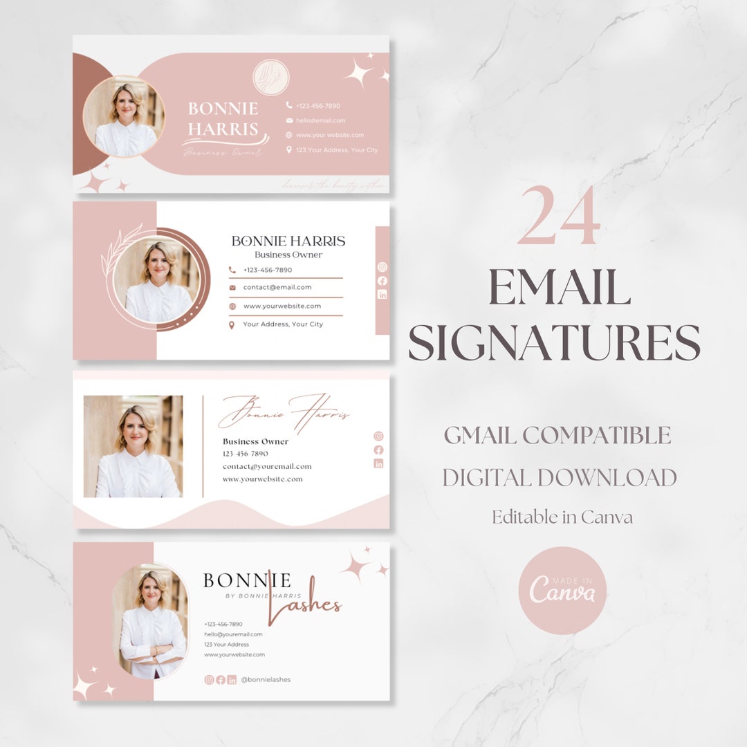 Email Signature Template Bundle, Email Marketing, Email Signature for ...