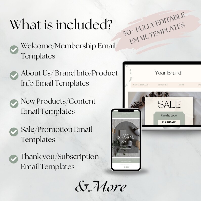 Email Newsletter Template Bundle, Email Marketing Kit, Newsletter ...