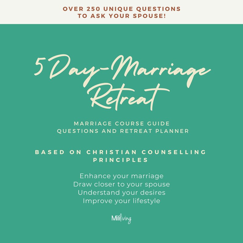 Marriage Course Retreat Guide PDF / Digital Handbook / Marriage ...