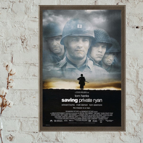Saving Private Ryan Movie Poster - Etsy