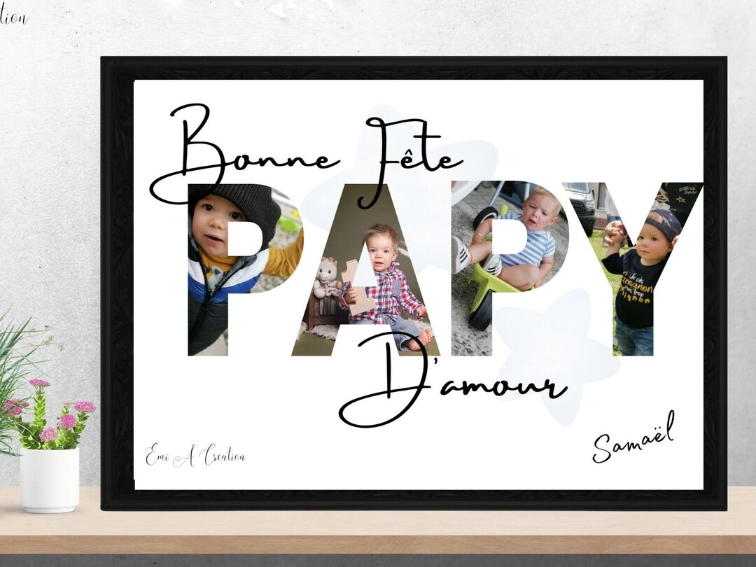 Personalized Grandpa Poster for Grandfather's Holidays - Etsy