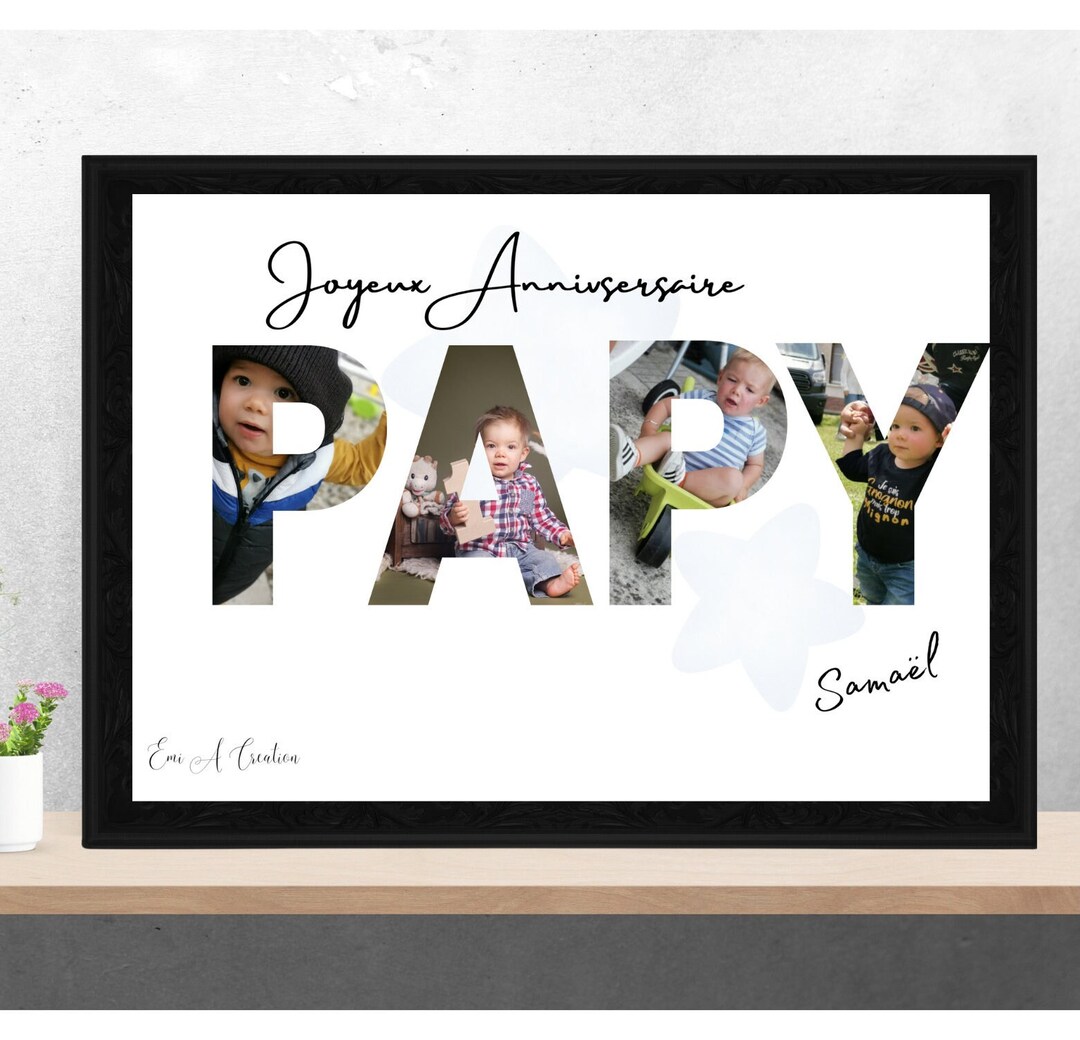 Personalized Grandpa Poster For Grandpa Papi Or Papou Etsy