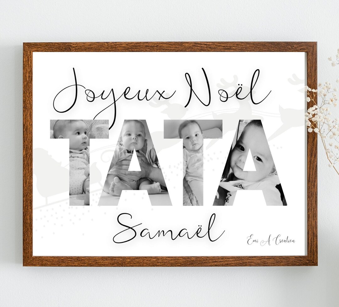 Personalized Tata Photo Poster Ideal for Christmas Gift, Original Gift ...