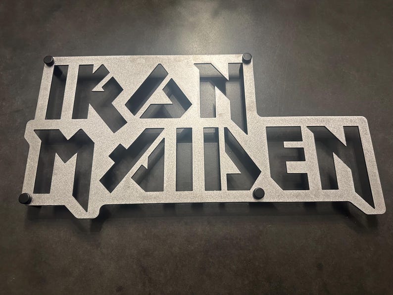 Iron Maiden Metal Sign | Heavy Metal Wall Sign | Rock & Roll Art ...