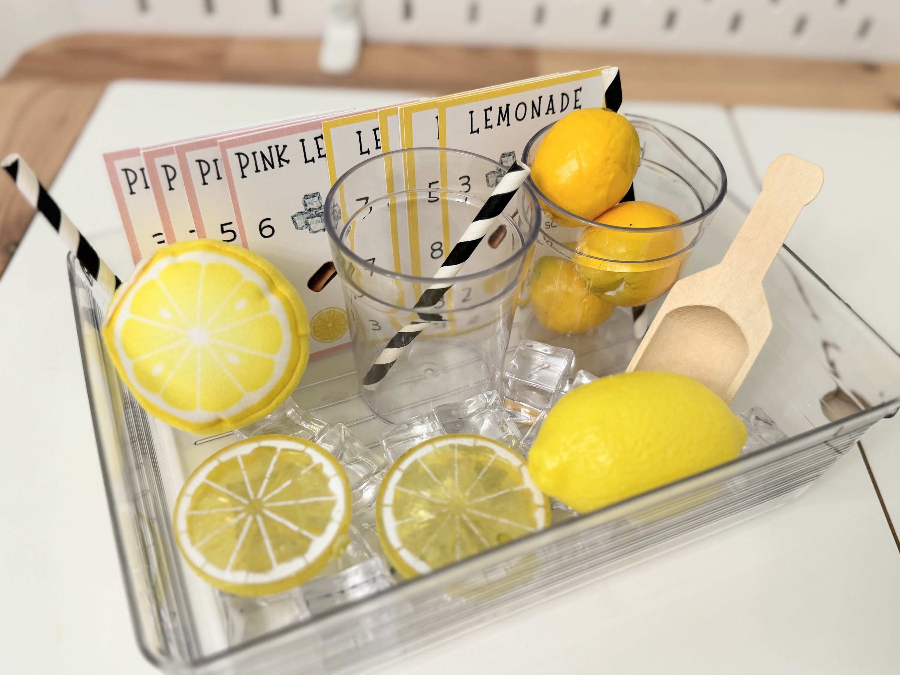 Lemonade Sensory Play Recipe Cards and Banner - Etsy