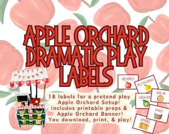 PRINTABLE Apple Orchard Dramatic Play Pretend Play Preschool Classroom ...