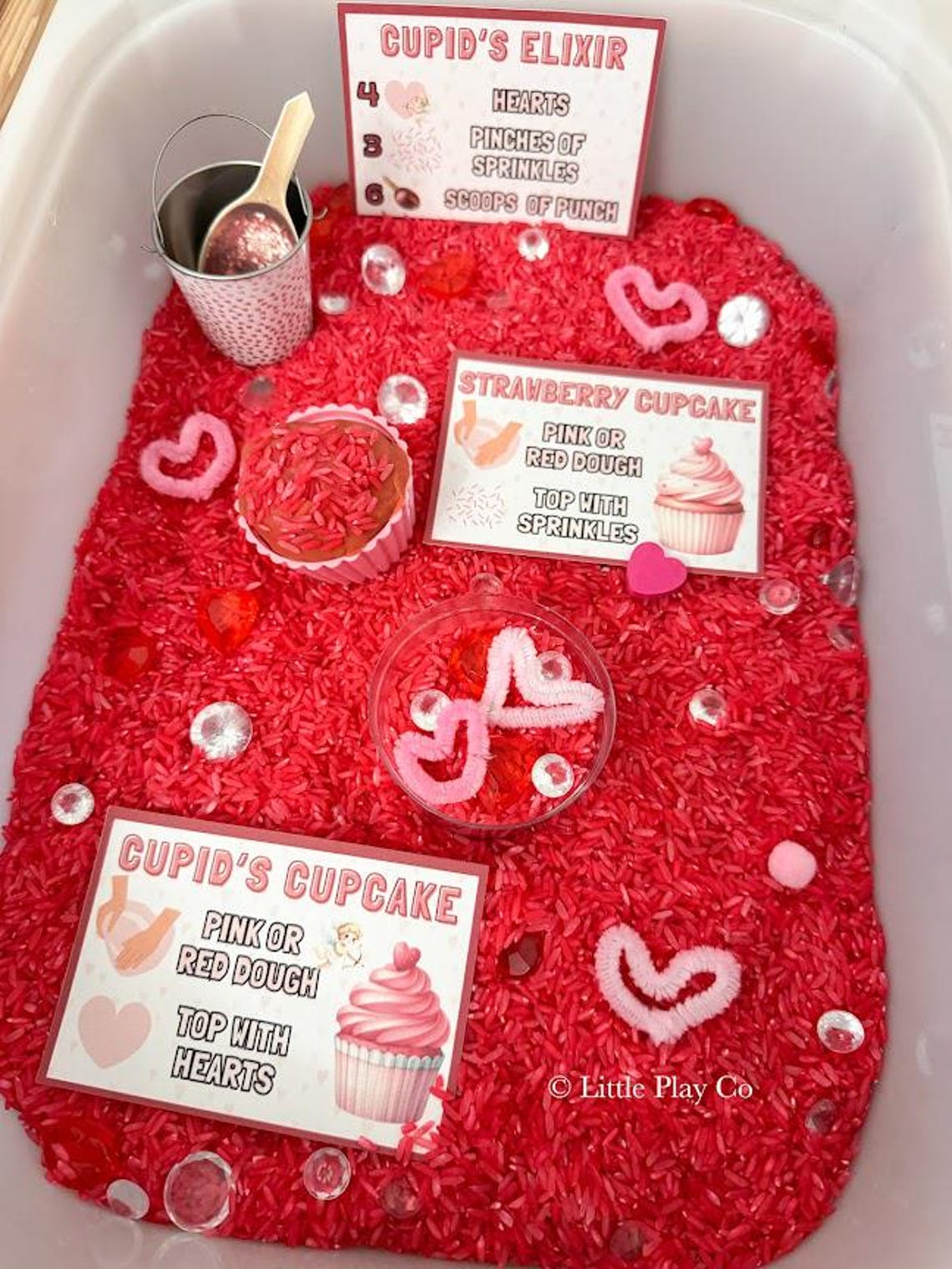 Cupid's Bakery Pretend Play and Sensory Printables - Etsy