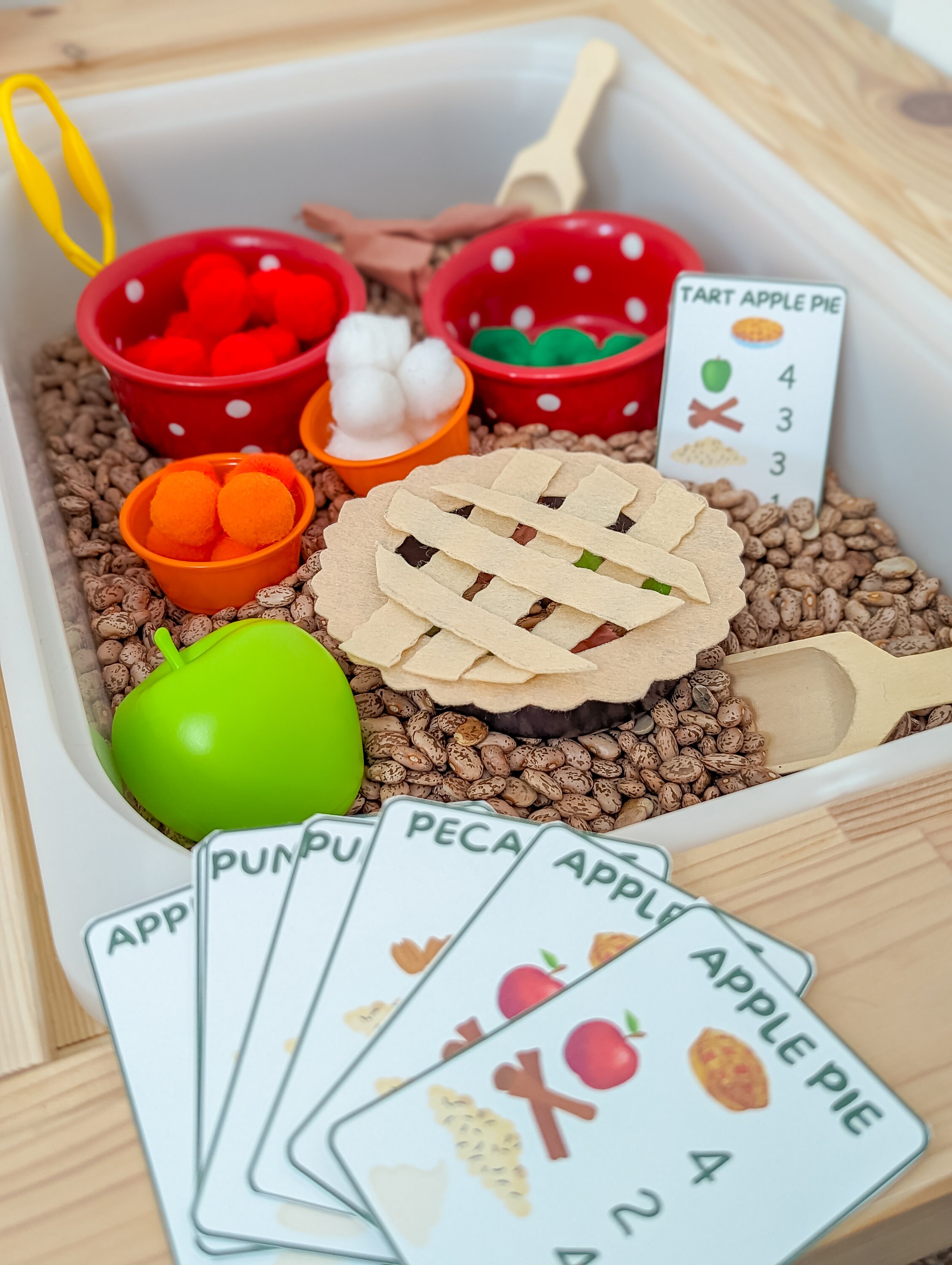 Pretend Play Pie Recipe Cards - Etsy