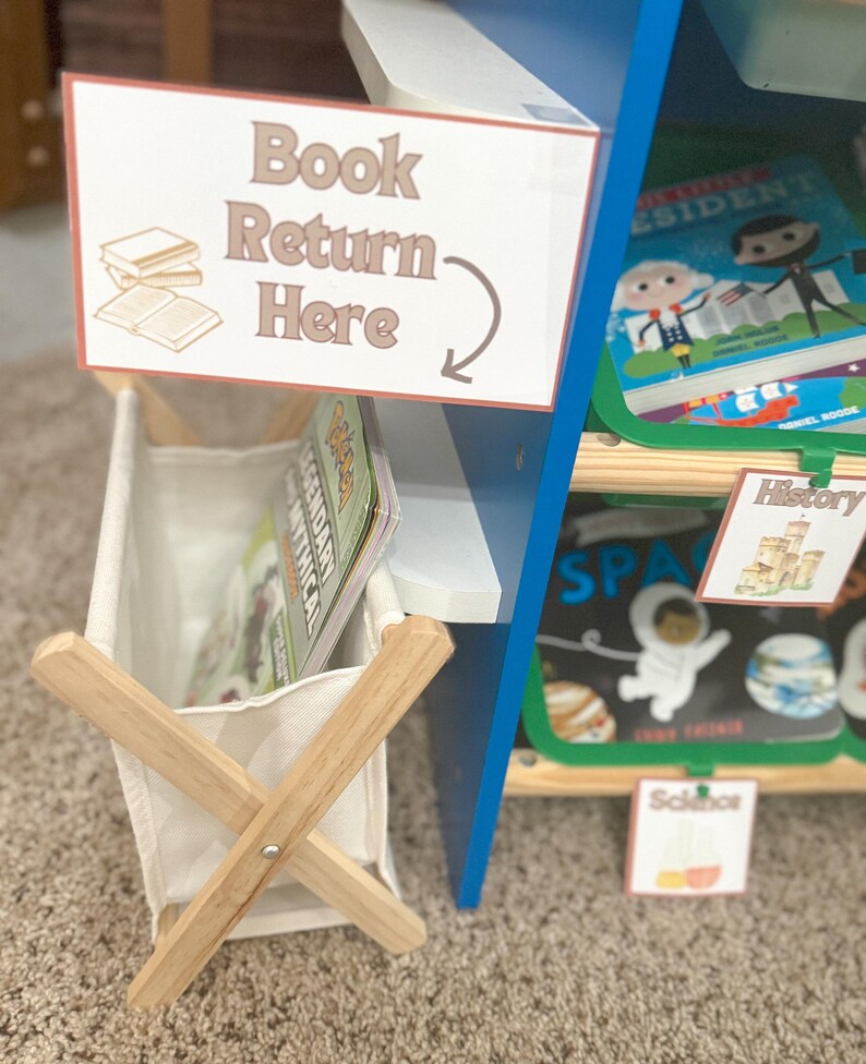Library Pretend Play Printables - Etsy