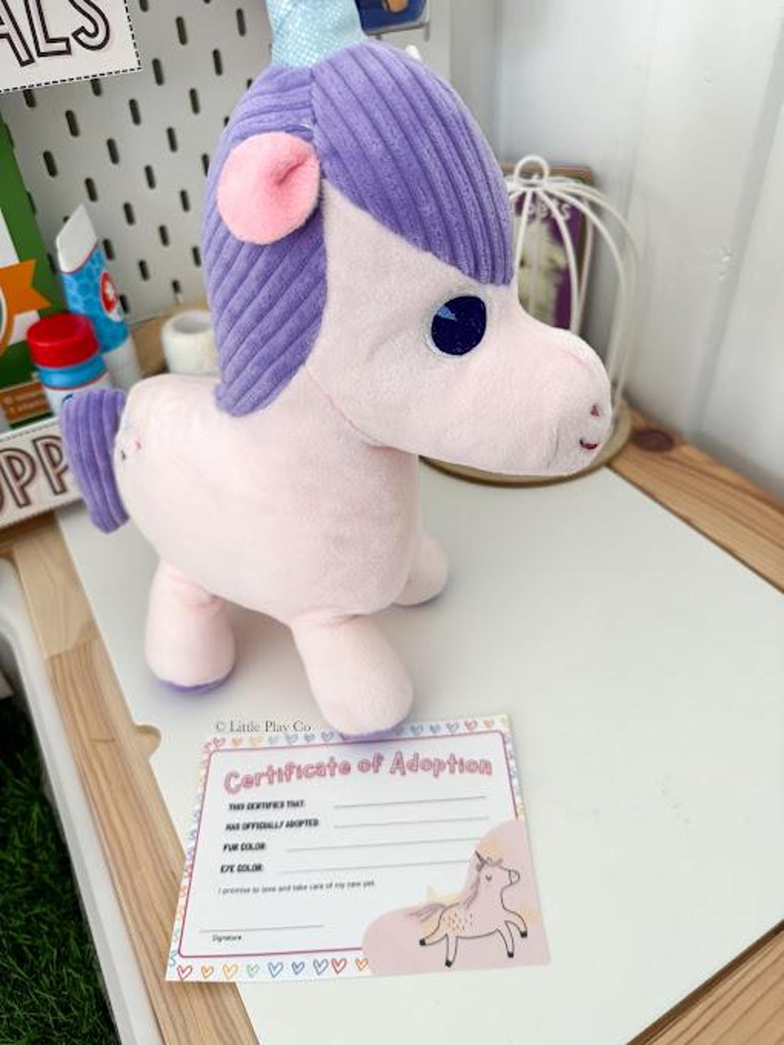 Pet Shop Pretend Play Labels, Checkup, and Adoption Certificates - Etsy