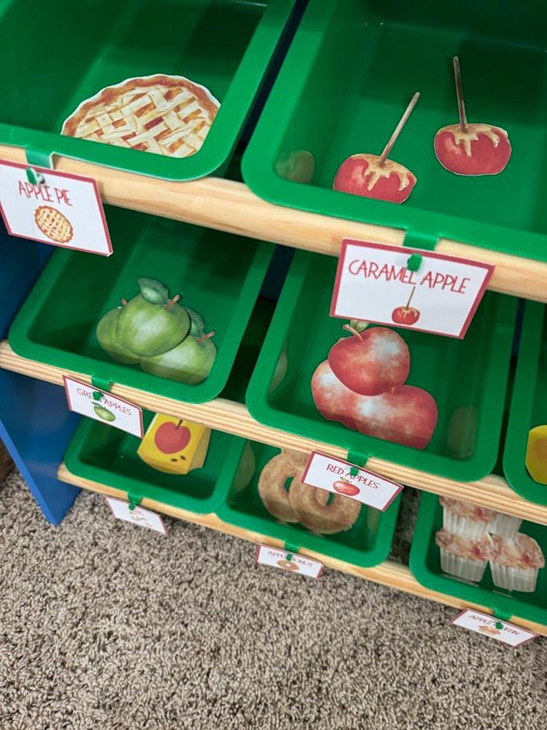 Apple Orchard Pretend Play Printables - Etsy