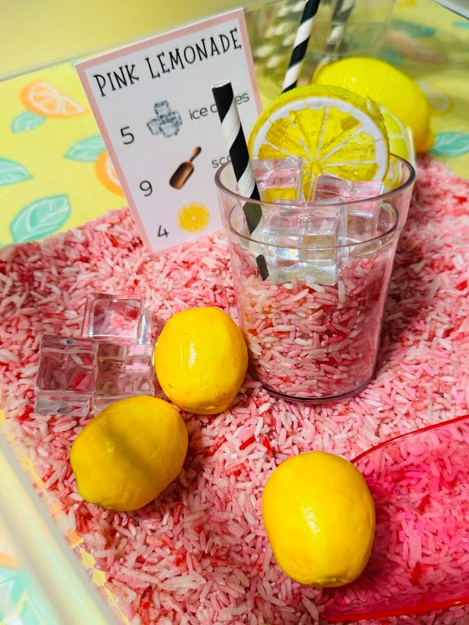Lemonade Sensory Play Recipe Cards and Banner - Etsy