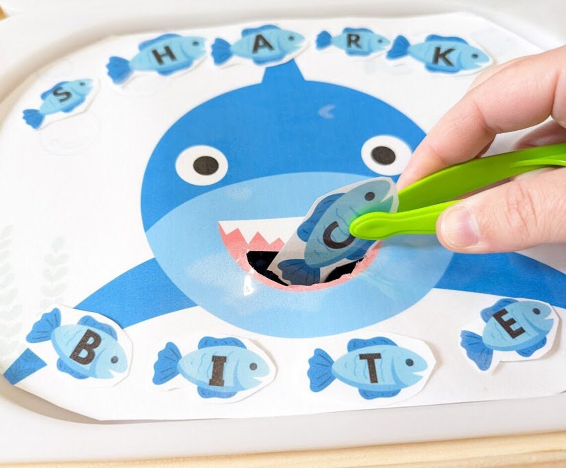 Feed the Shark Abcs Printables - Etsy