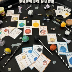 Space Cake Pop Recipe Cards - Etsy