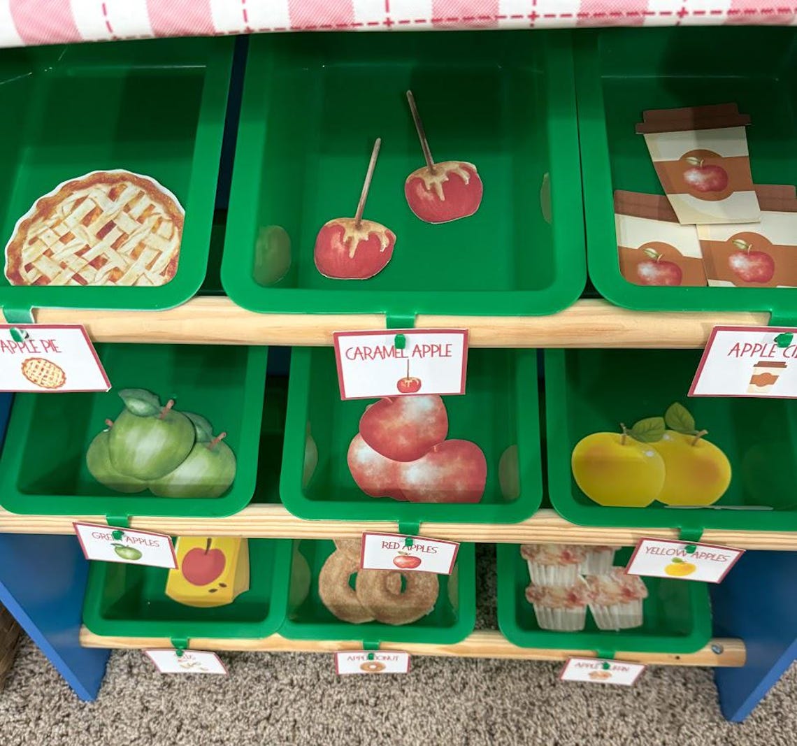 Apple Orchard Pretend Play Printables - Etsy